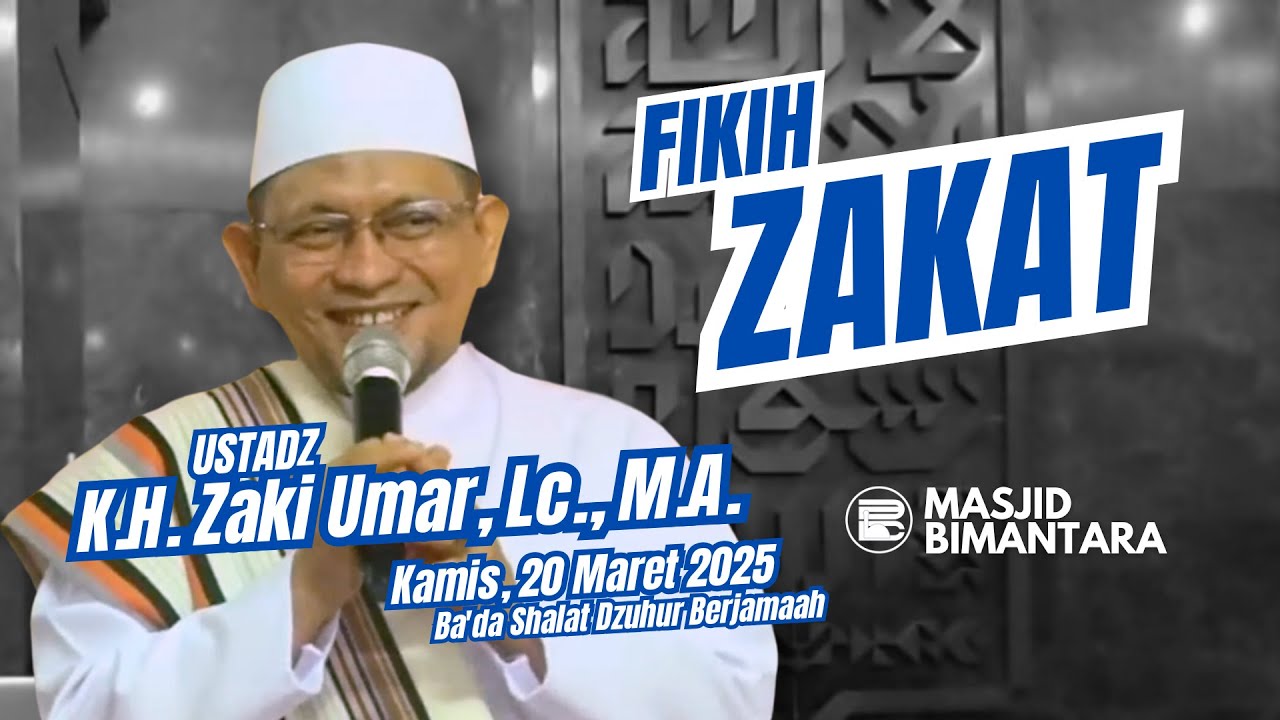 Ustad Zaki Umar : Fikih Zakat - YouTube
