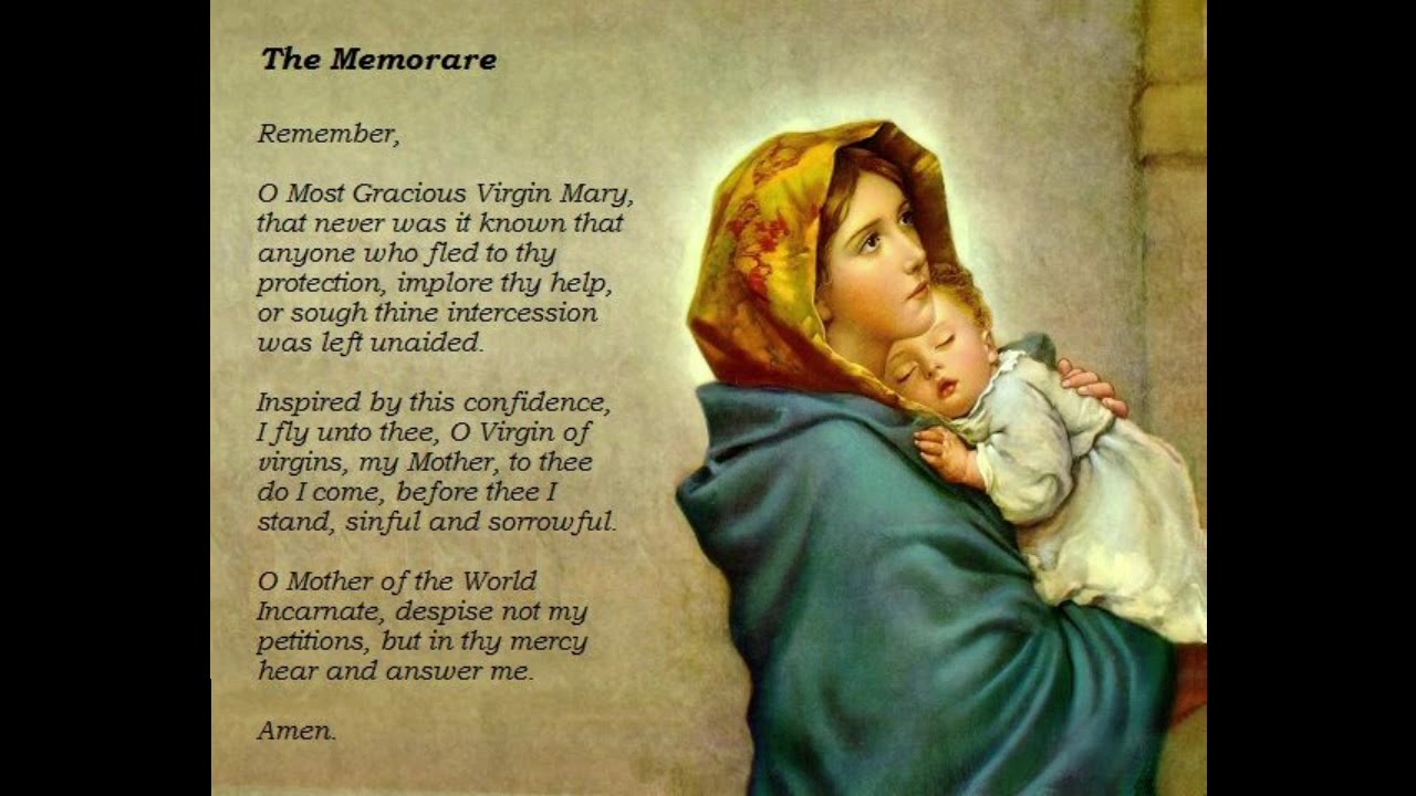 The Memorare Prayer - YouTube