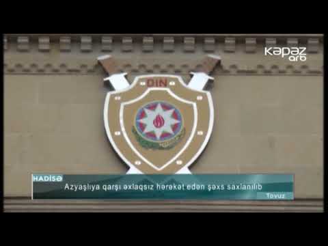 Azyaşlıya qarşı əxlaqsız hərəkət edən şəxs saxlanılıb - ARB Kəpəz
