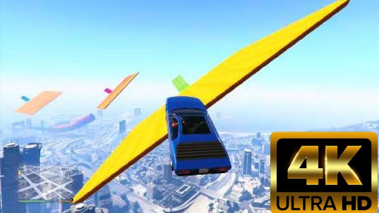 GTA5 Online parkour 4K ultra HD - 99.99% Cannot Complete This ...