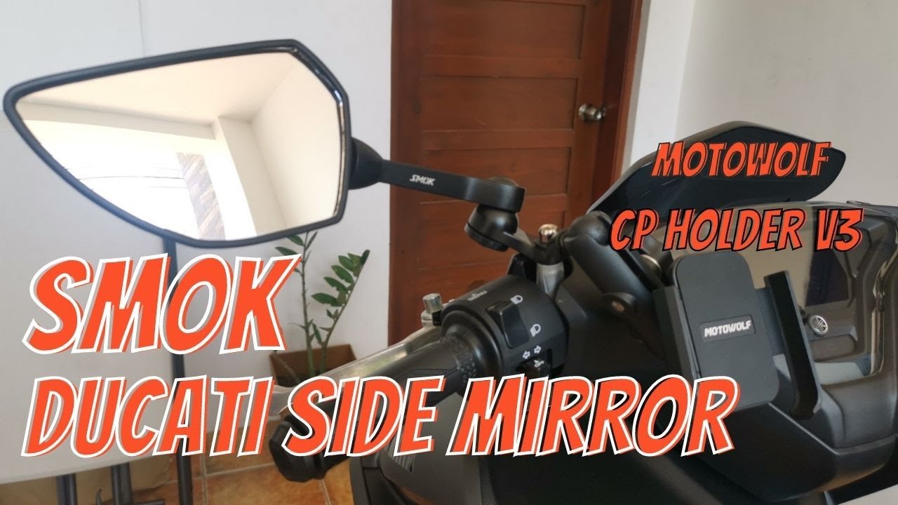 SMOK Ducati side mirror - YouTube