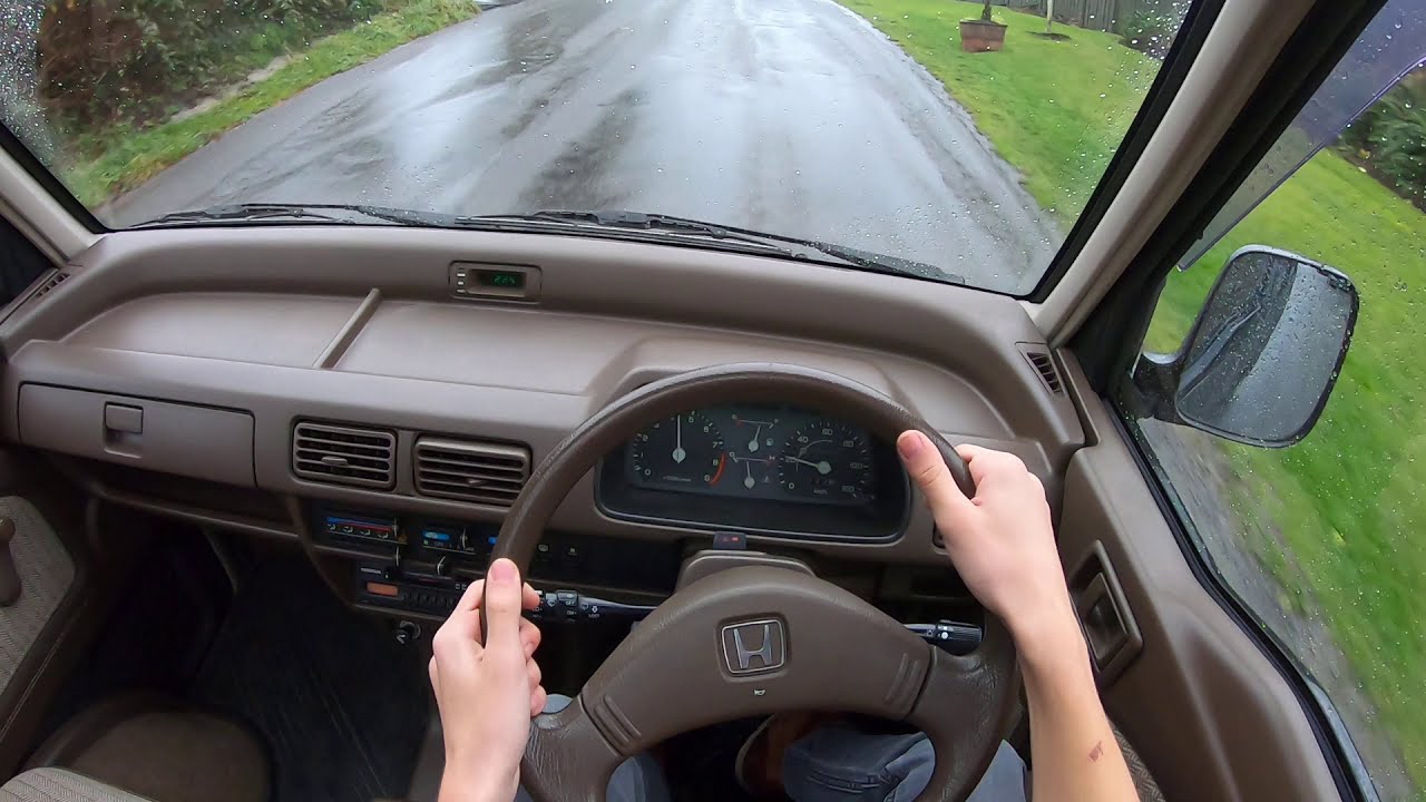 1988 Honda Street Automatic Kei Van Test Drive JDM - YouTube