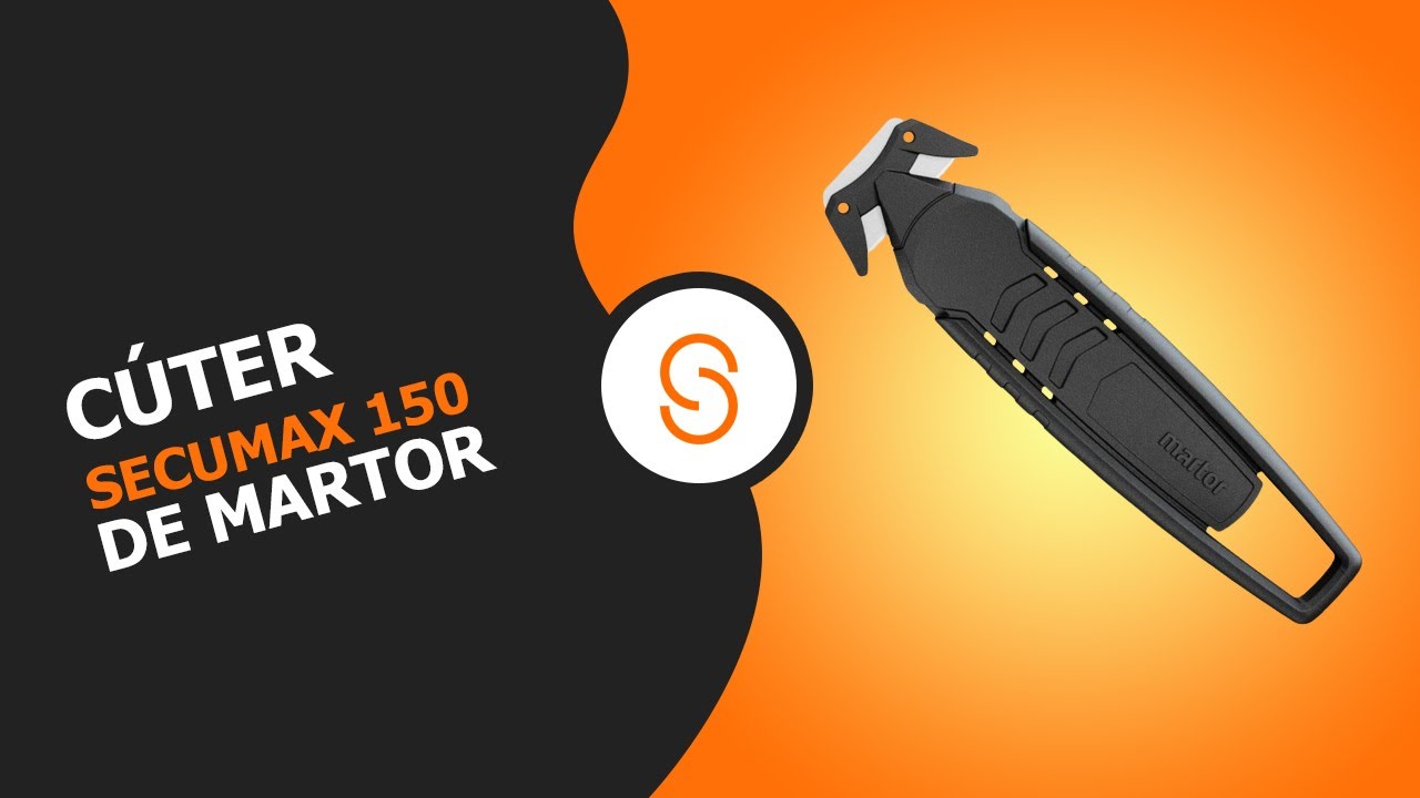 Cutter de seguridad Martor Secumax 150 - YouTube