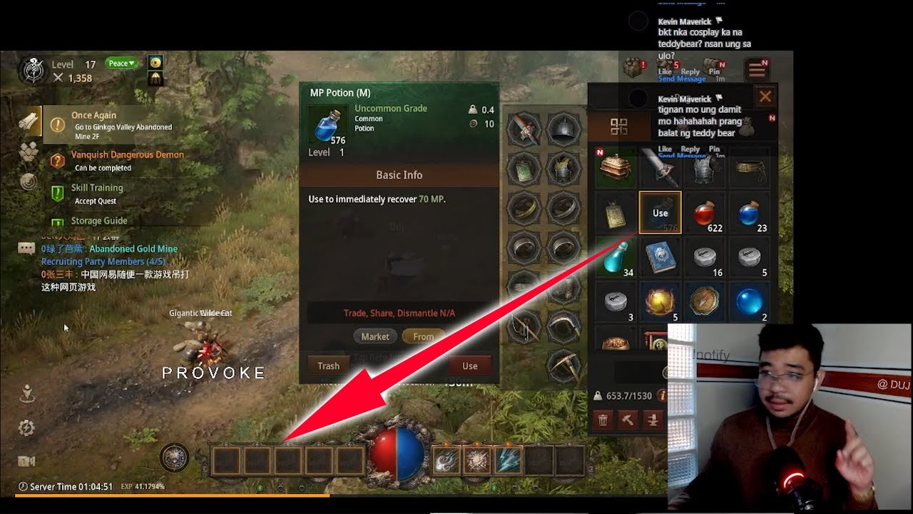 Mir M how to put potion on quick cast | axie mir m content - YouTube