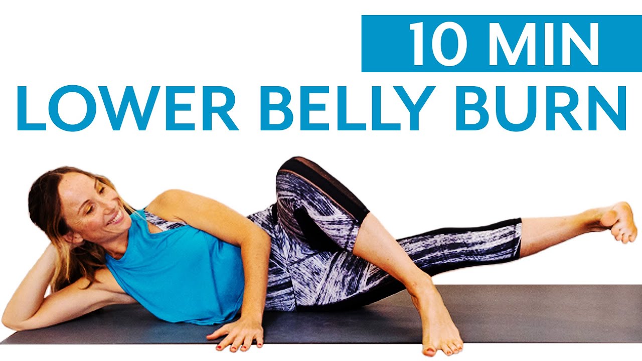Lower Belly Workout, Burn Stubborn Belly Fat, 10 Minute Fast Workout ...