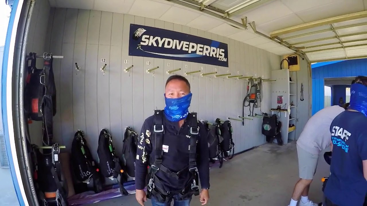 Fr. Raymond Decipeda Start of the Year Skydiving Experience at Perris ...