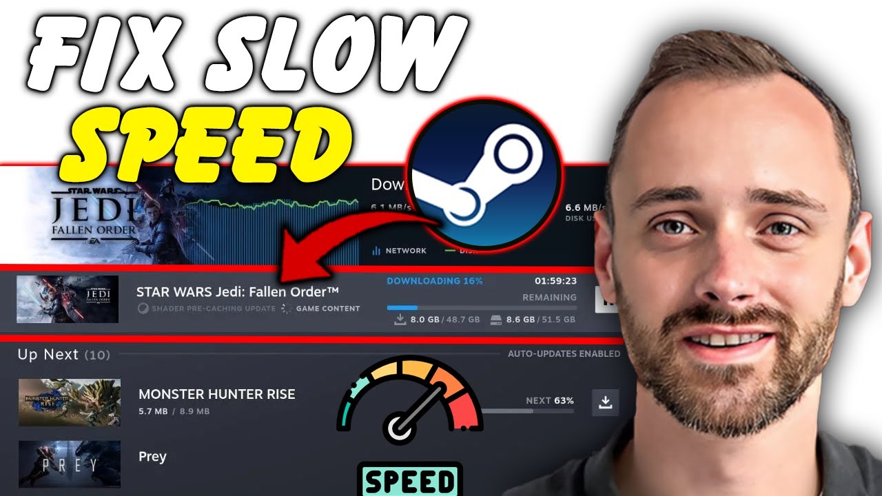 How To Fix Steam Download Speed Slow | Step By Step - YouTube