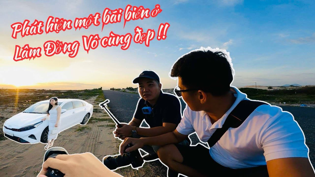 Phát hiện một bãi biển ở Lâm Đồng vô cùng đẹp - Rảnh rỗi lái xe đi chơi | Phạm Linh TV - YouTube