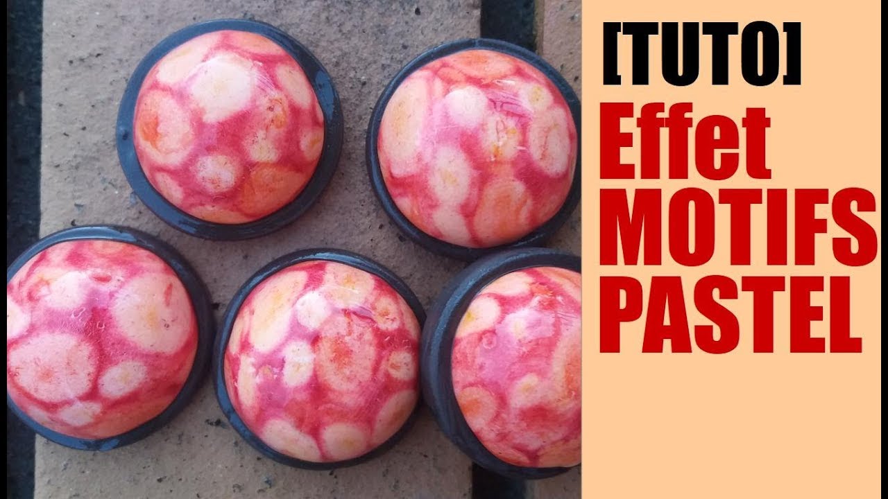 [TUTO] N° 4 EFFET DE MOTIF PASTEL EN FIMO / CERNIT - YouTube