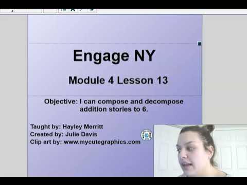 Kindergarten EngageNY Math - Module 4 Lesson 13 Represent decomposition ...