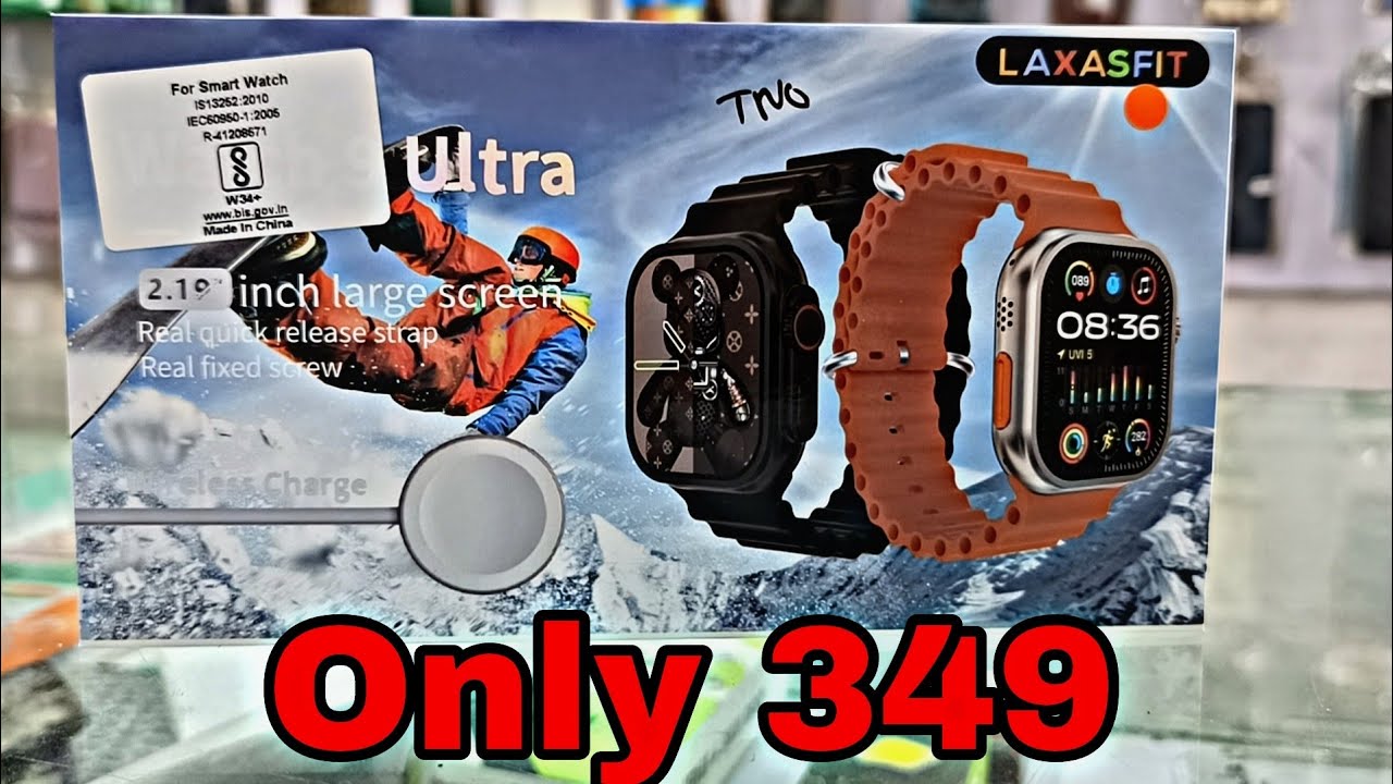 ULTRA WATCH 9 !! WIRELESS CHARGE !! 2.19 INCH SCREEN - YouTube