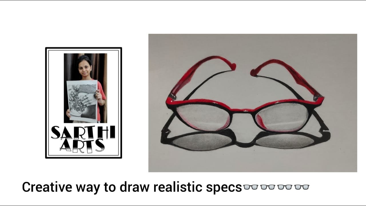CREATIVE WAY TO DRAW REALISTIC SPECS🖌️ - YouTube