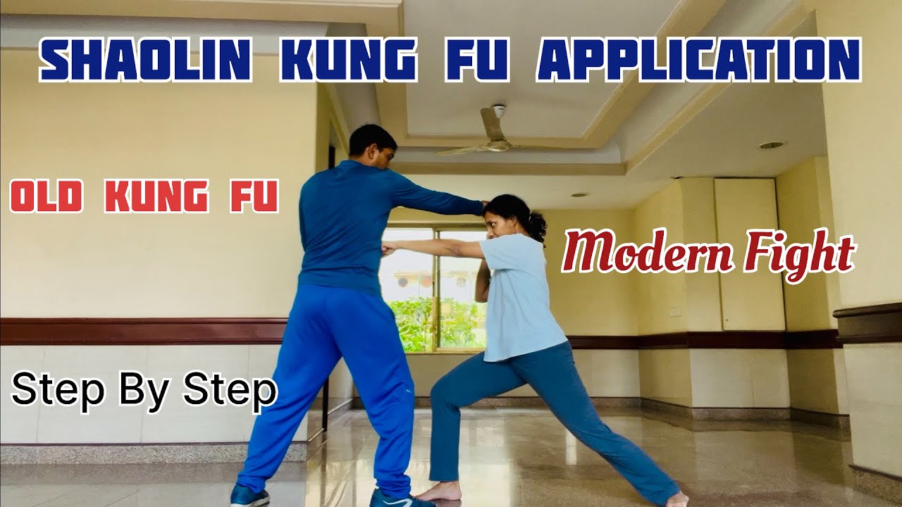Shaolin Kung Fu Combat Application | Kung Fu Training | Old Kung Fu Training #kungfu # ...
