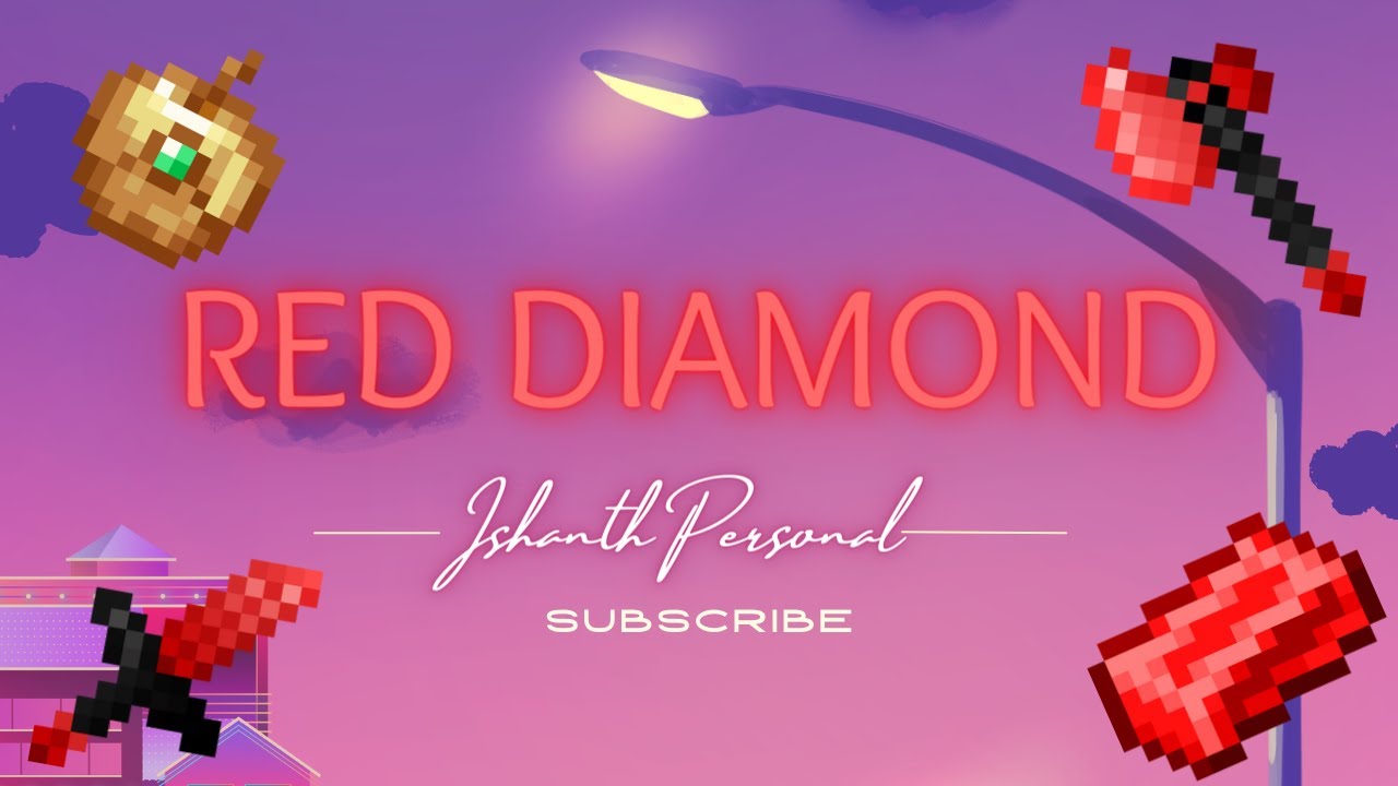 Red Diamond texture pack ( by: Ishanth Personal ) - YouTube