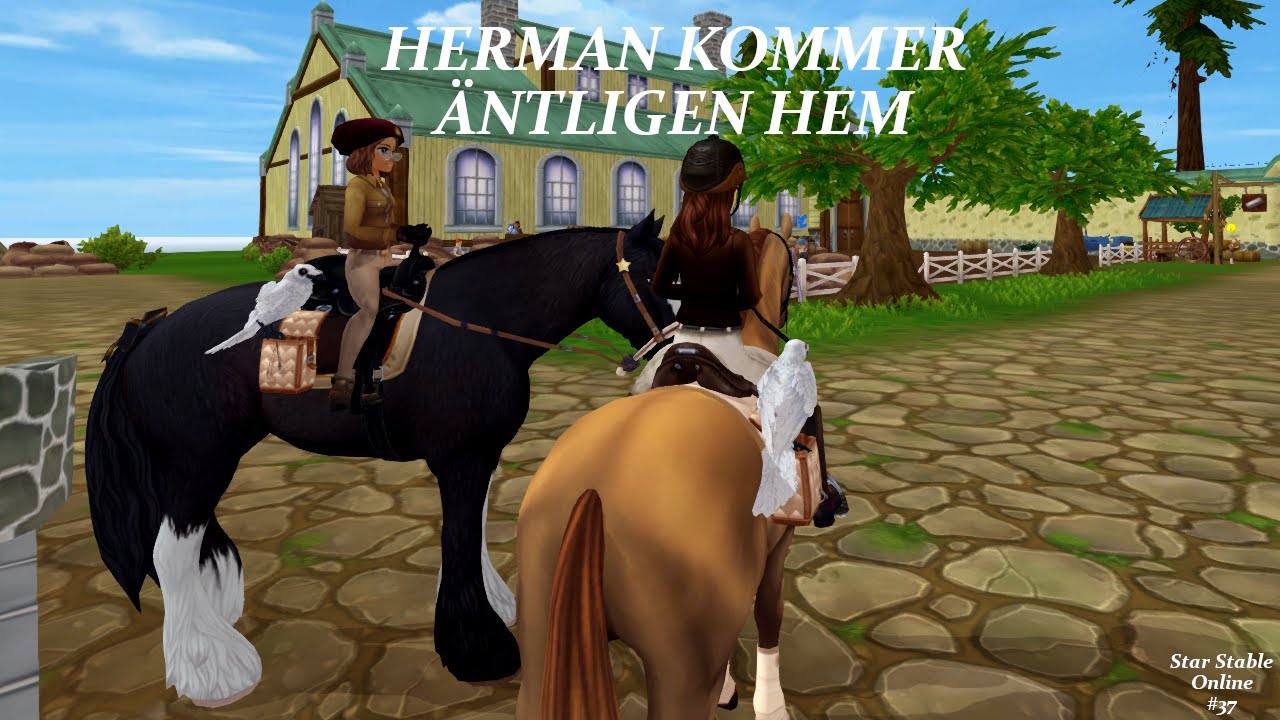 VI HÄMTAR HEM HERMAN // STAR STABLE #37 - YouTube