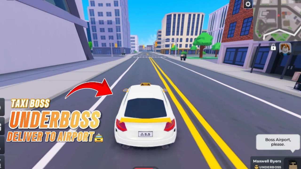 Deliver to Airport! UnderBoss Customer! Taxi Boss🚖 Roblox gameplay - YouTube