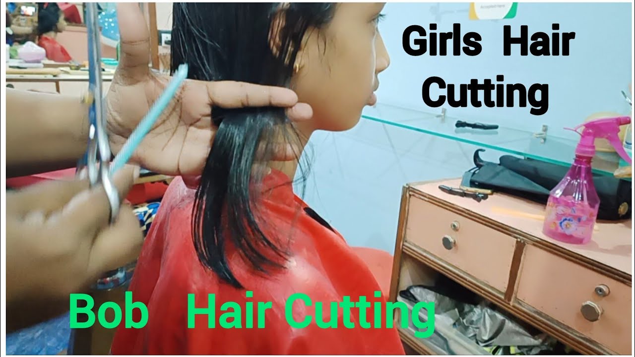 Bob hair cut for baby girl / आसानी से Bob हेयर कट करे / Bob hair cut ...