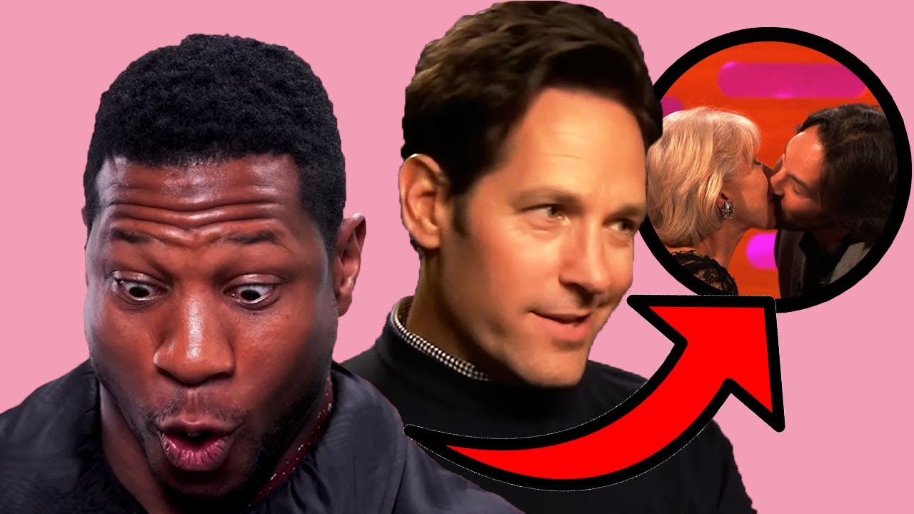 ¿A quien BESÓ Paul Rudd? 😲 Jonathan Majors y CAST de Ant man Quantumania MEJORES MOMENTOS - YouTube