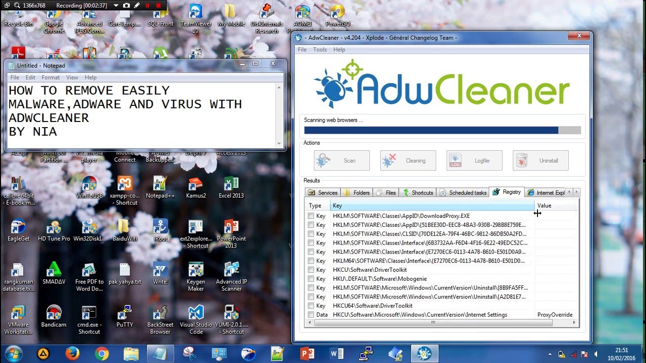 How to Clean Virus in Browser With AdwCleaner - YouTube