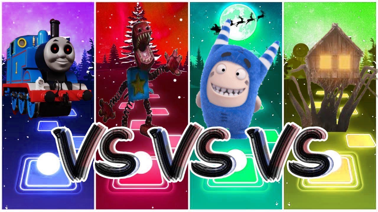 Thomas Exe vs Boxy Boo vs Odd Bods vs Spider House -TIles Hop EDM Rush ...