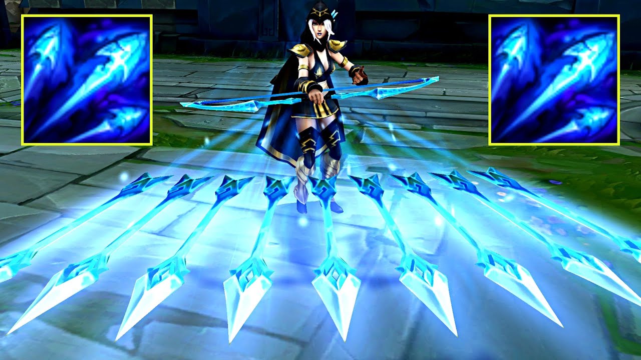 Ashe - 2x W in 0.5 Seconds! (W Level Up Trick/Bug) - YouTube