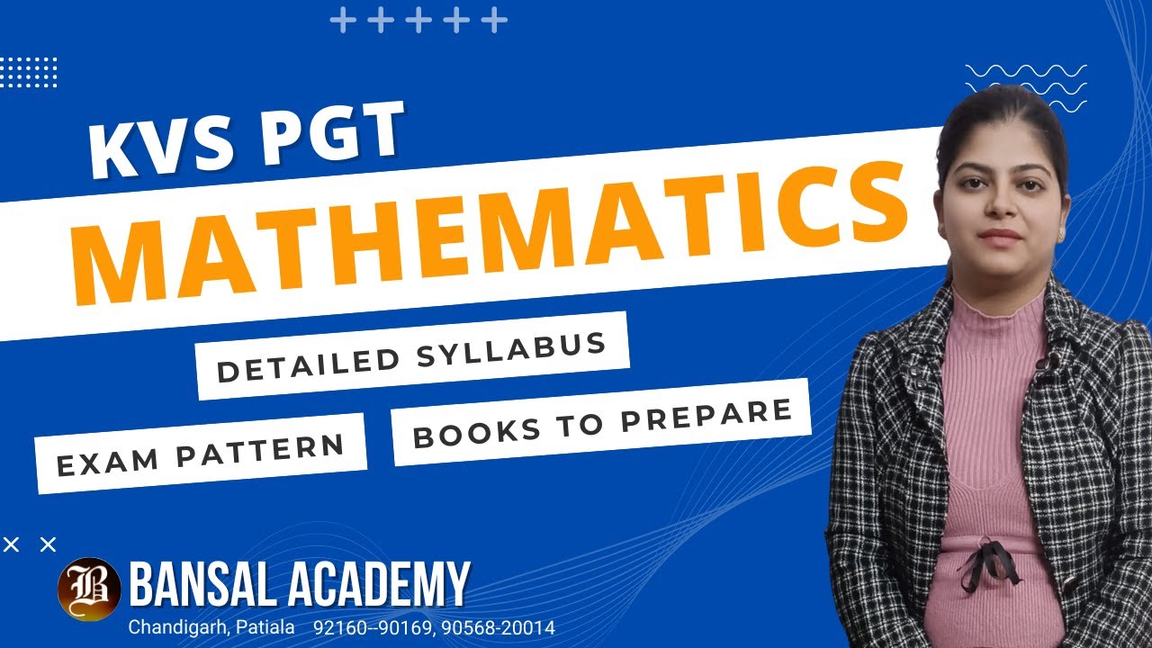 KVS PGT Maths Detailed Syllabus - Exam Pattern - Books to Prepare | KVS ...
