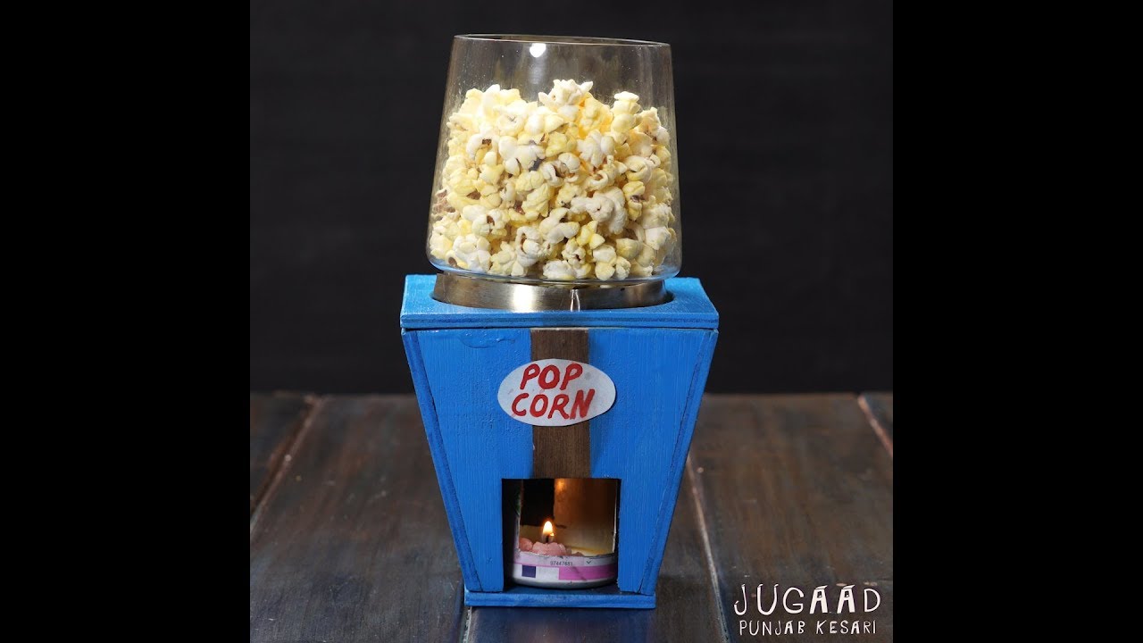 DIY Popcorn Machine - YouTube
