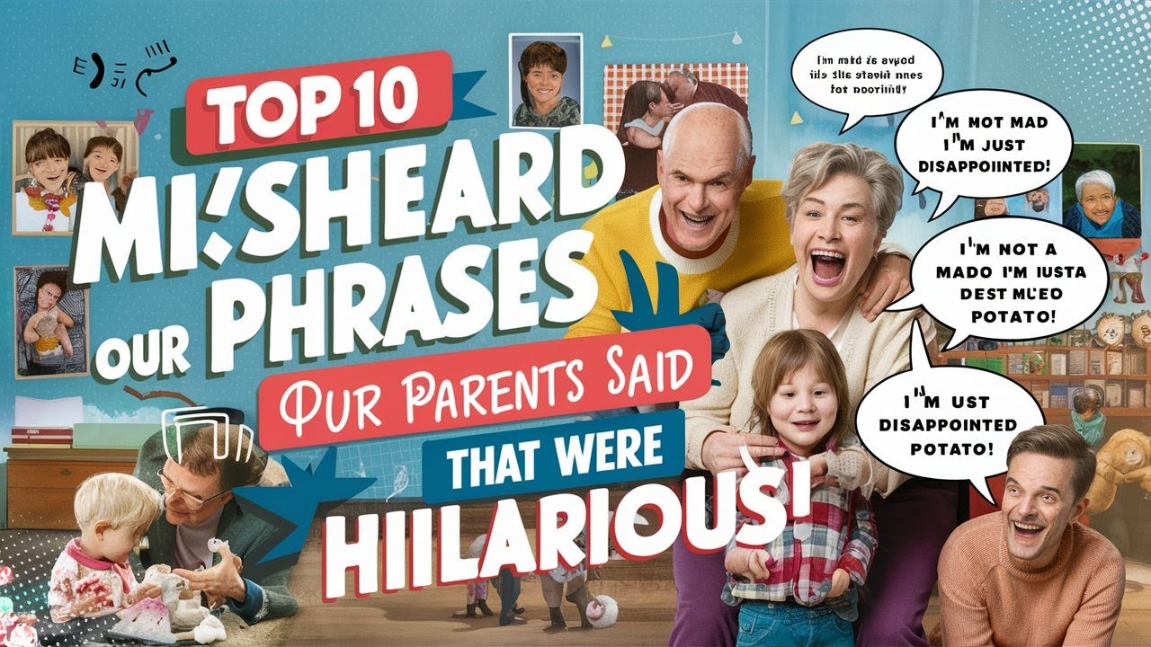 Top 10 Misheard Phrases Our Parents Said that Were Hilarious - YouTube