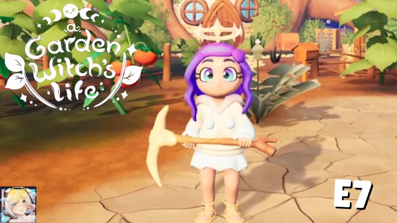 Golden Pickaxe Unlocked! 🌟 Garden Witch Life E7 (4K) - YouTube
