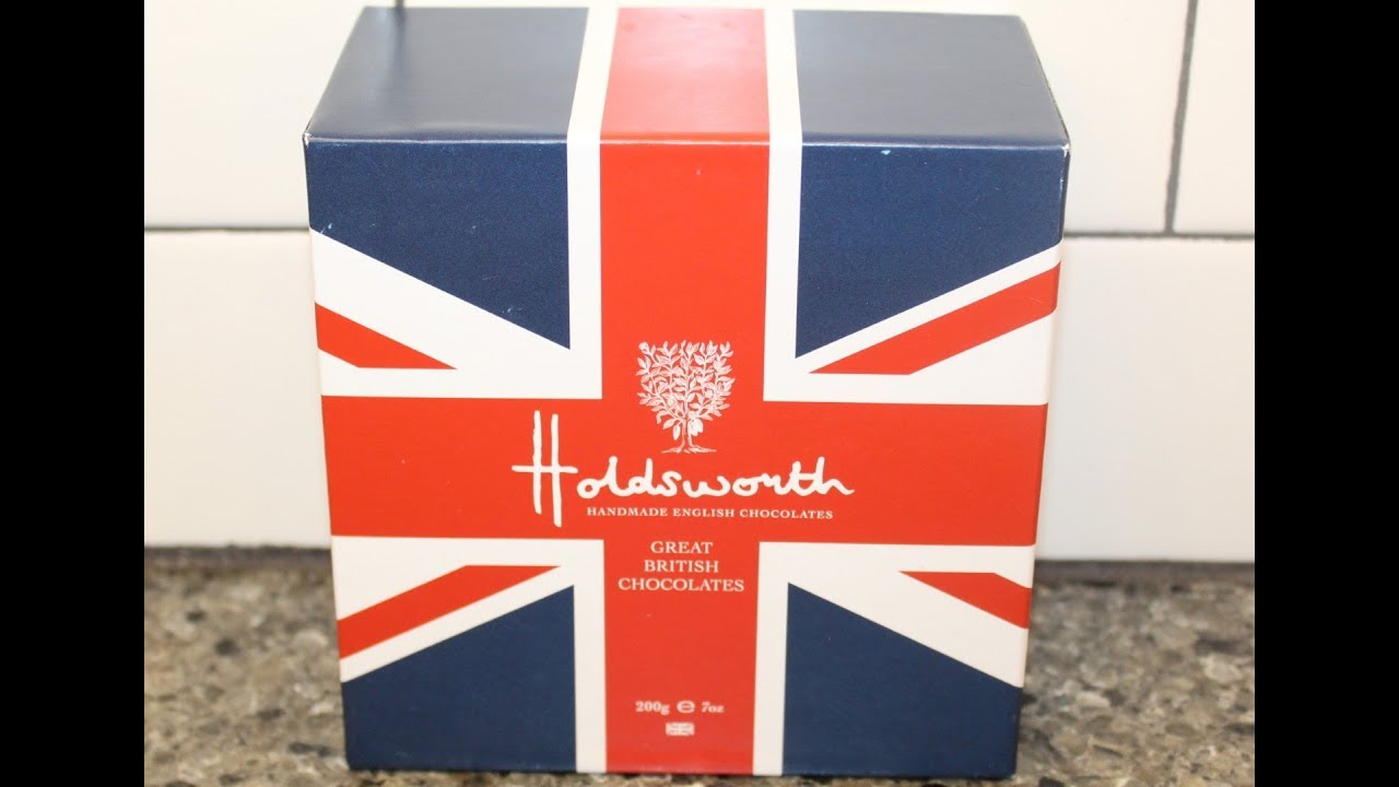 Holdsworth Great British Chocolates: Union Jack Gift Box Review - YouTube