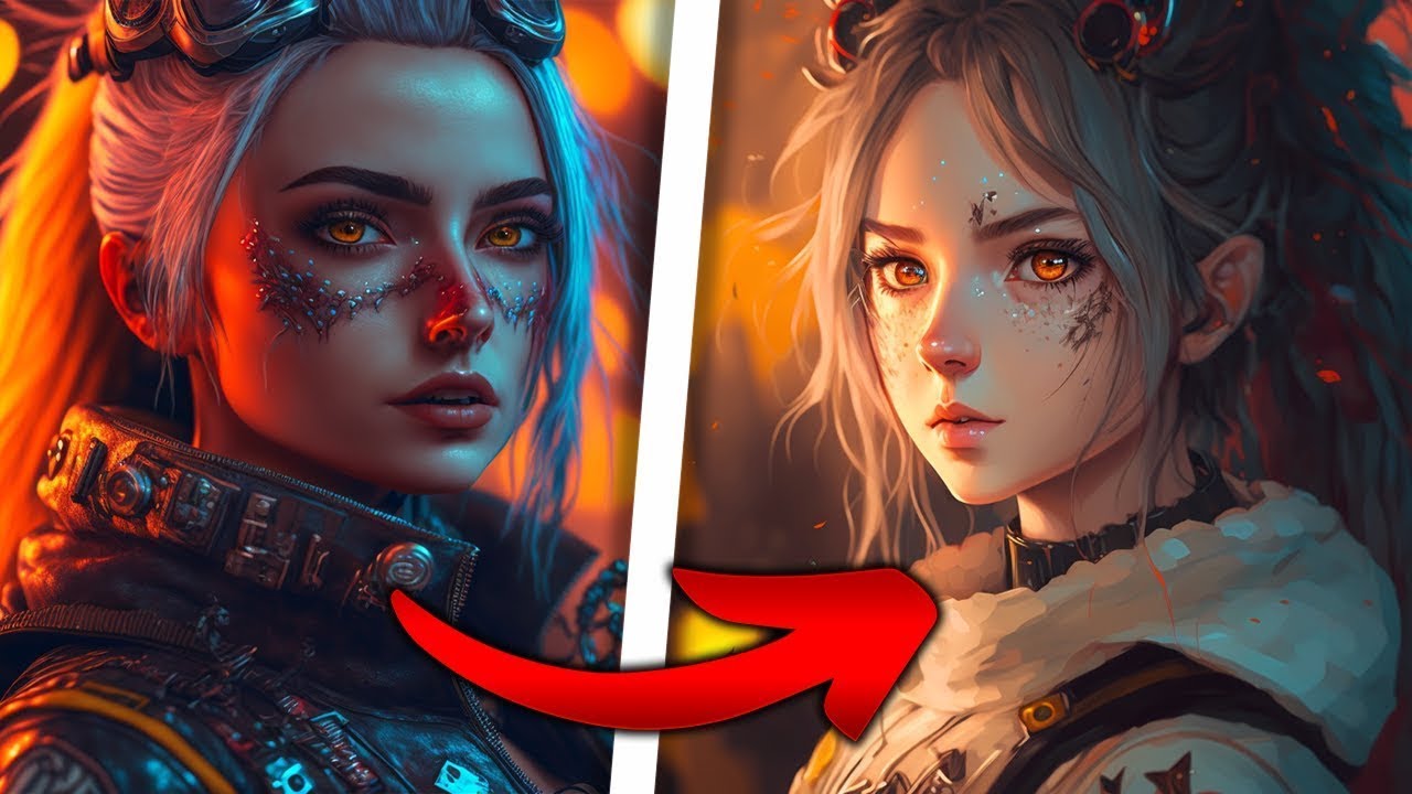 HOW TO TURN YOURSELF INTO A ANIME CHARACTER USING AI IN UNDER 3 MINS ...