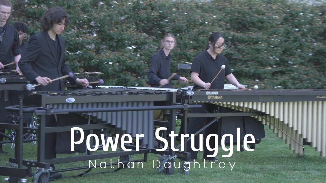 Power Struggle - Nathan Daughtrey (Large Percussion Ensemble) - YouTube