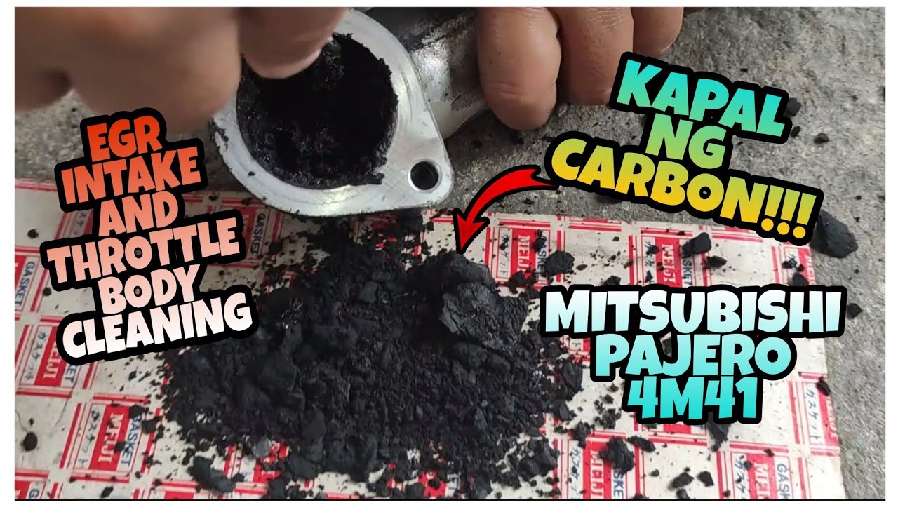 MITSUBISHI PAJERO 4M41 EGR/ INTAKE AND THROTTLE BODY CLEANING 120,000 ...