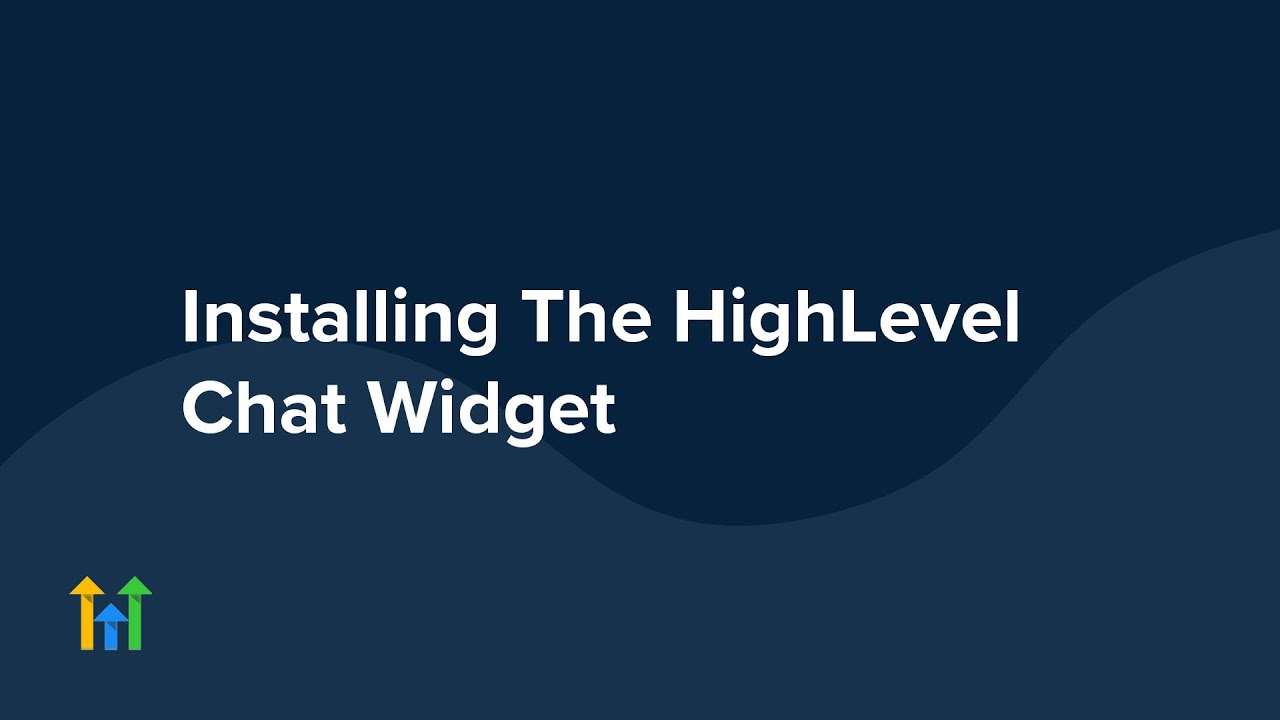 Install The HighLevel Webchat Widget On Websites & Funnels - YouTube