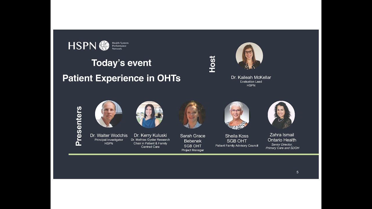HSPN OHT Webinar Quad Aim PatientExperience April 26 2022 - YouTube
