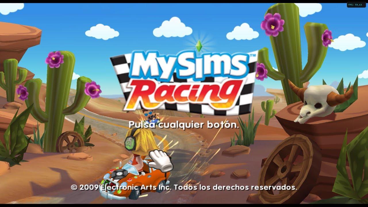 MySims Racing (Español) de Nintendo Wii con emulador Dolphin. Gameplay ...