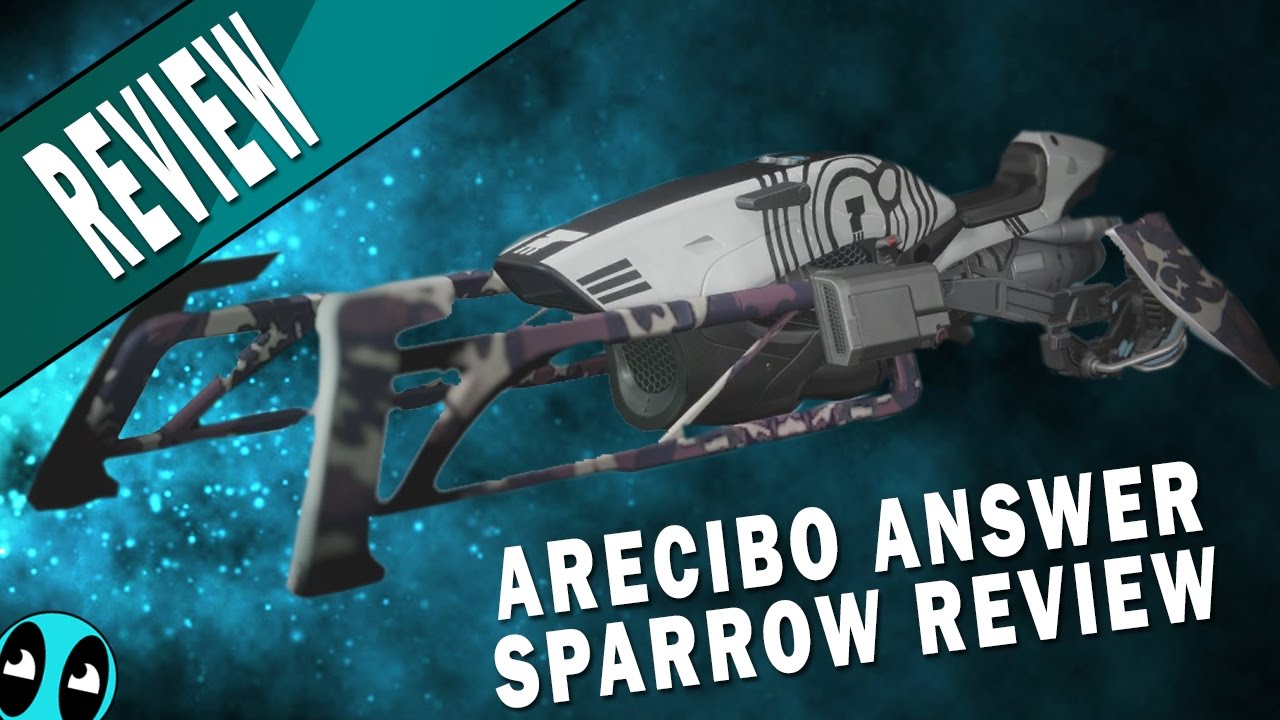 Destiny NEW Dead Orbit Sparrow Arecibo Answer (Legendary Sparrow) - YouTube