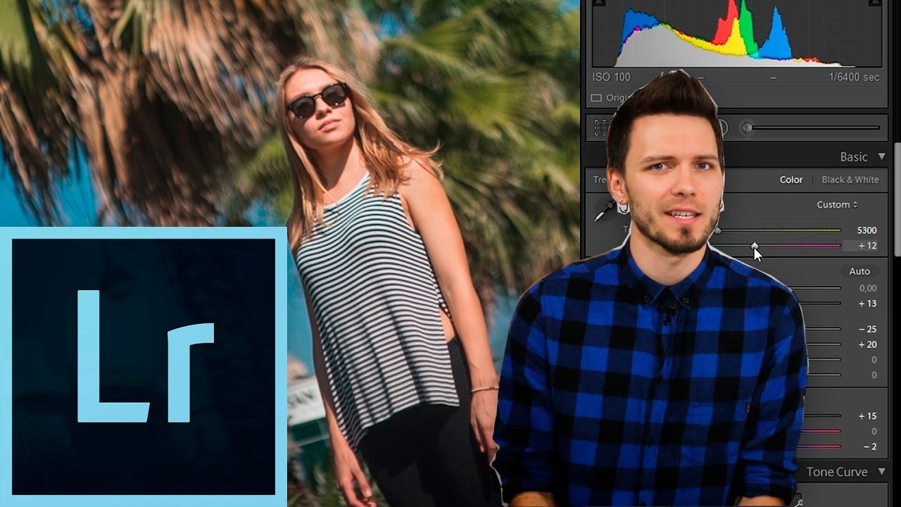 МОЯ БЫСТРАЯ ОБРАБОТКА ФОТОГРАФИЙ В Adobe Lightroom - YouTube