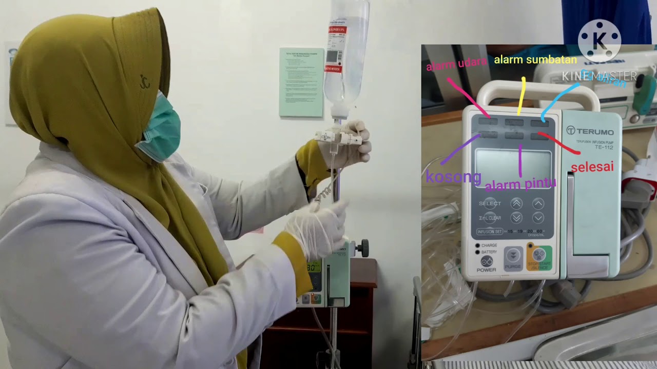 Cara penggunaan Infus pump dan syringe pump - YouTube