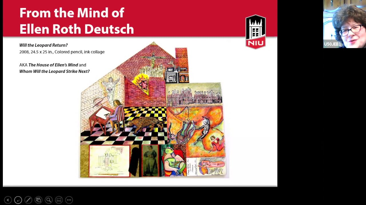 NIU Art Museum Gallery Talk "From the Mind of Ellen Roth Deutsch" - YouTube