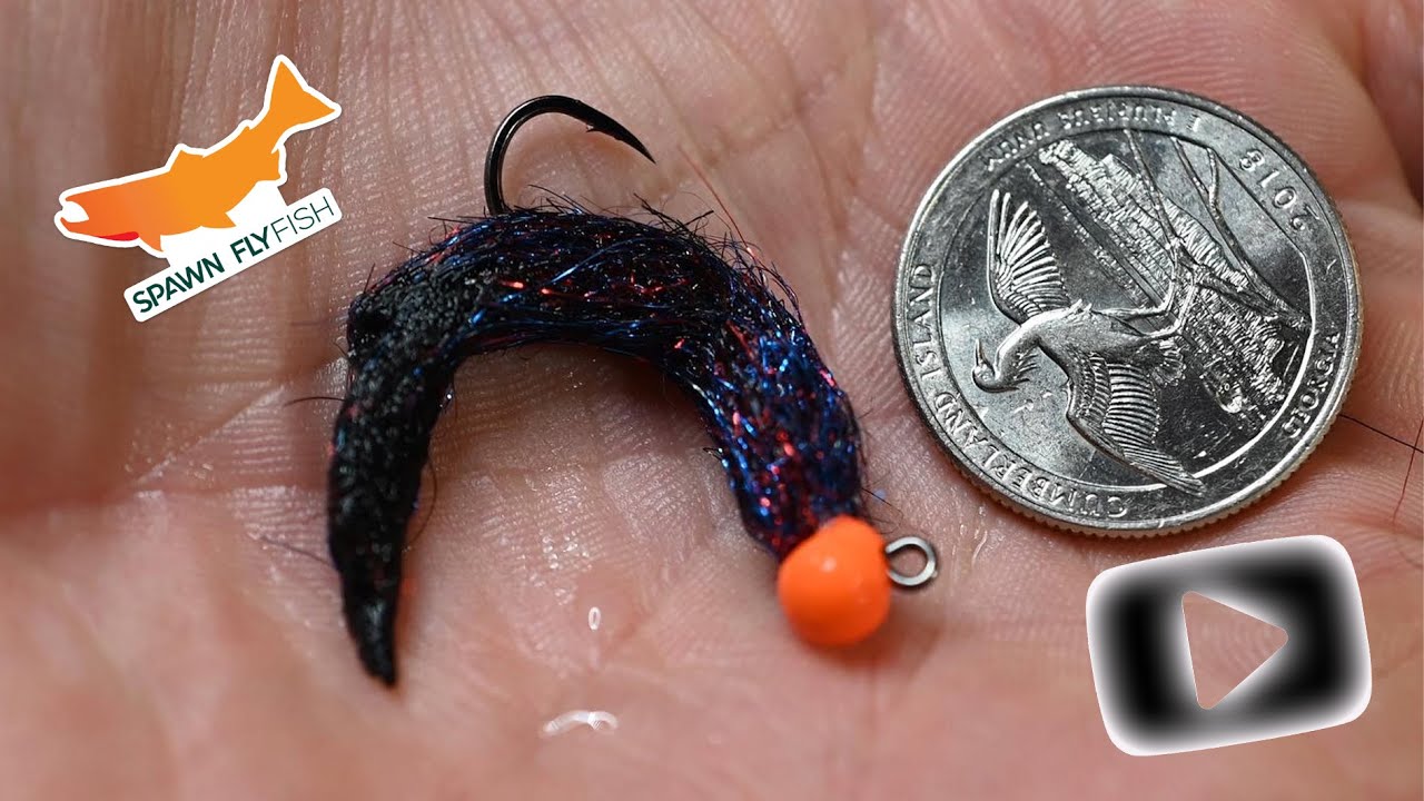 Spawn Polliwog Articulated Jig Leech - Fly Tying Tutorial - YouTube
