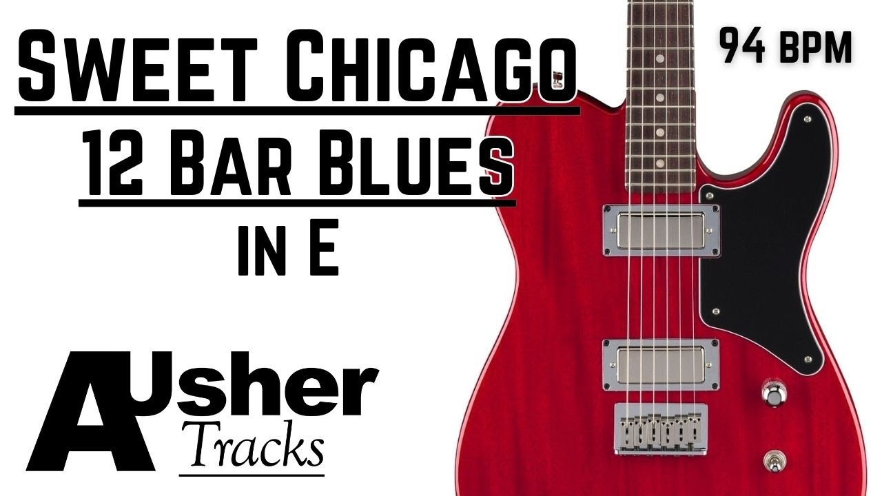 Sweet Chicago 12 Bar Blues Guitar Backing Track Jam in E - YouTube