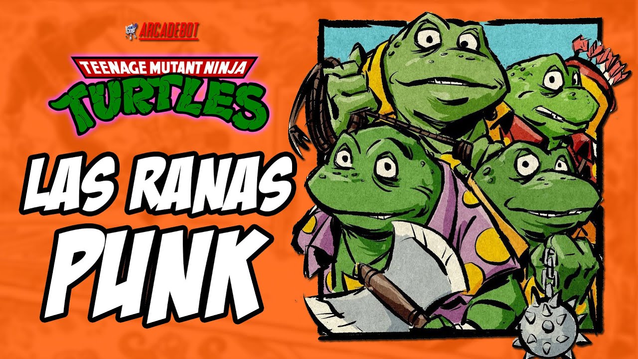 🐸 ¿Quiénes son las RANAS PUNK? Tortugas Ninja - TMNT Ranas Mutantes ...