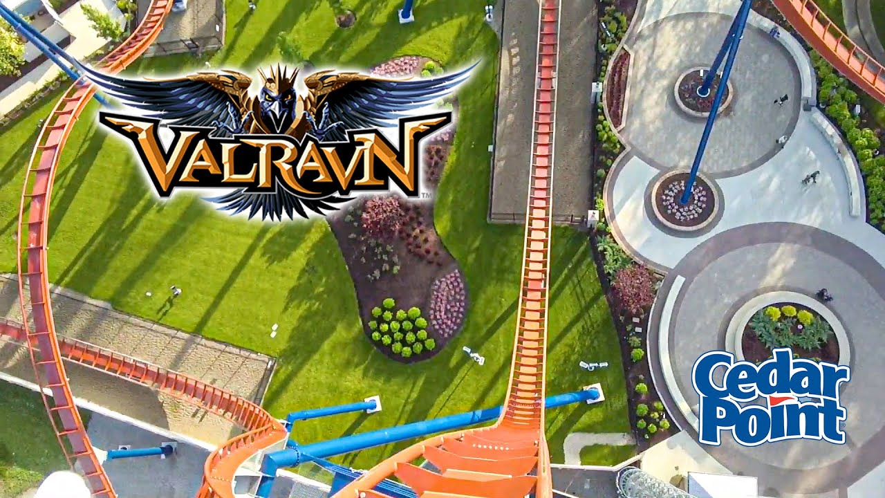 2019 Valravn Dive Roller Coaster On Ride Front Row HD POV Cedar Point ...
