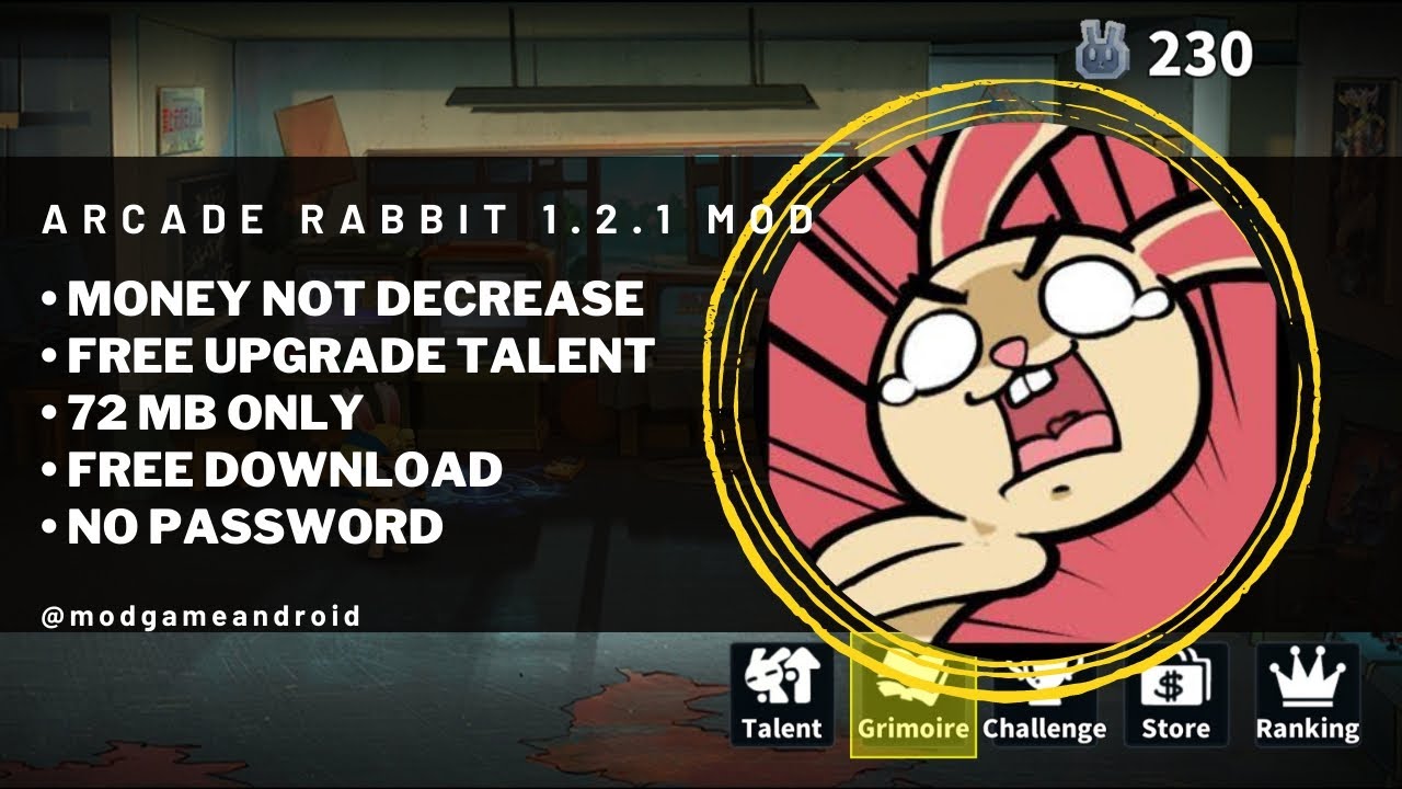 Arcade Rabbit 1.2.1 Mod Terbaru 2023 - Free Upgrade Money Not Decrease ...