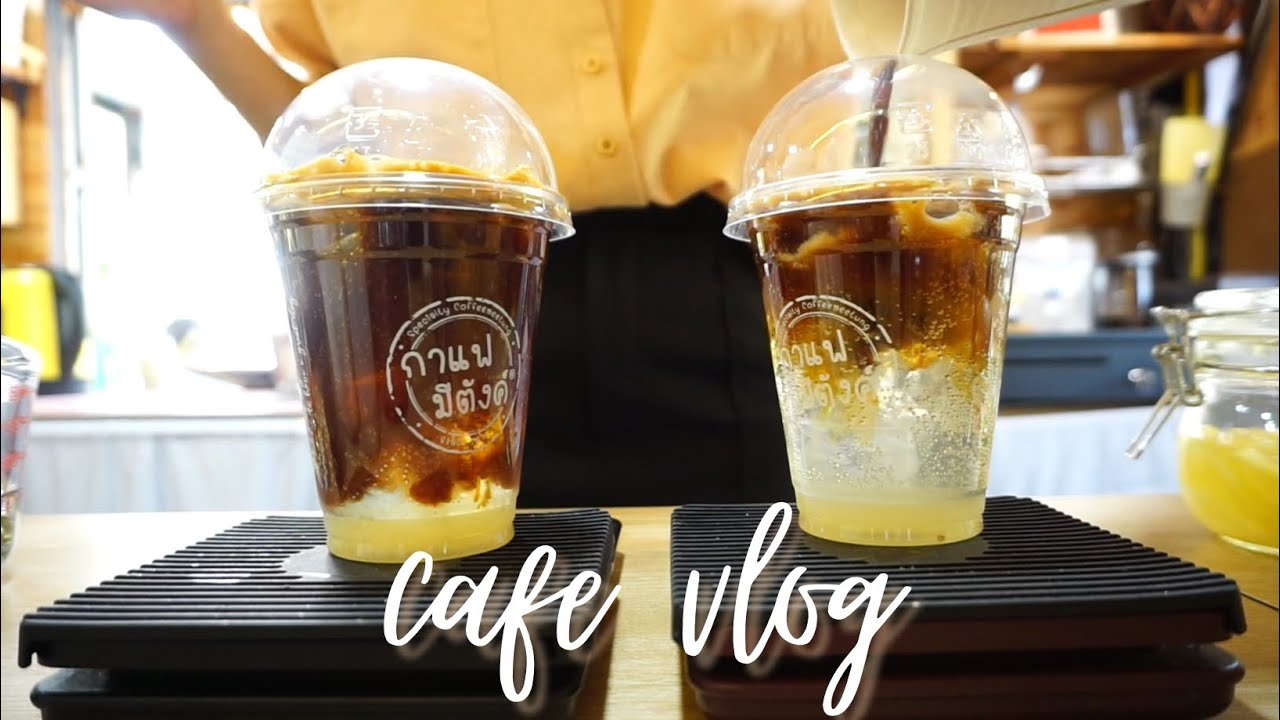 time to relax 🥳 enjoy our drinks |cafe vlog |specialty coffee |khao kho ...