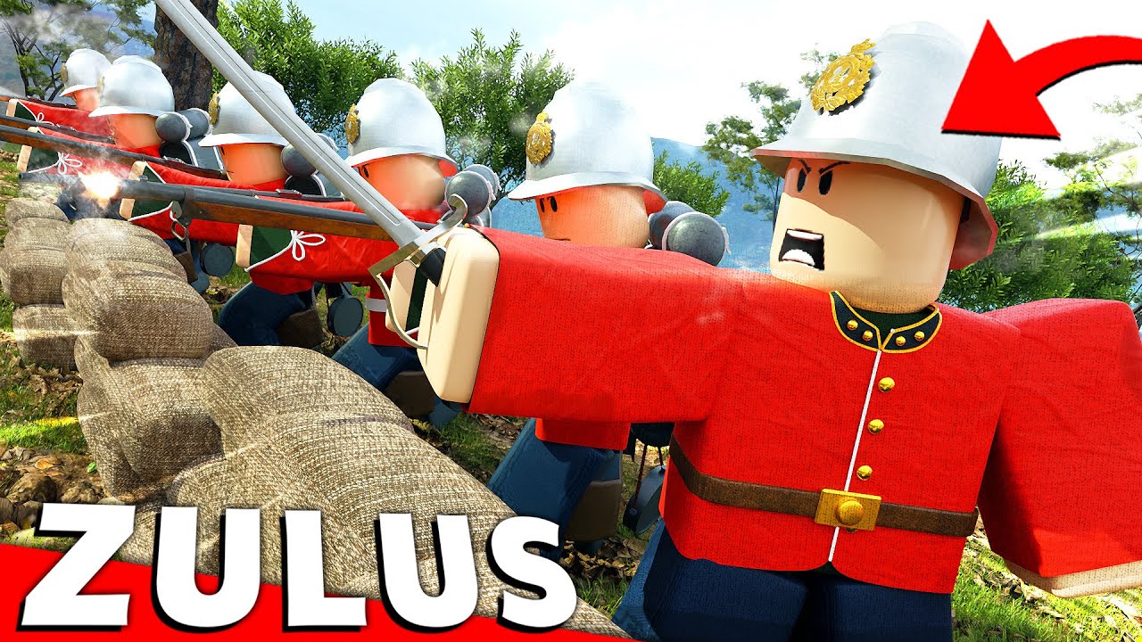 1000 Zulus CHARGE this British Line Formation in ROBLOX Zulu Wars ...