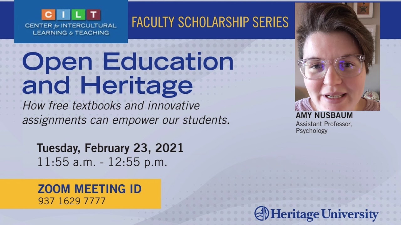 Amy Nusbaum CILT Presentation Promo Clip - YouTube