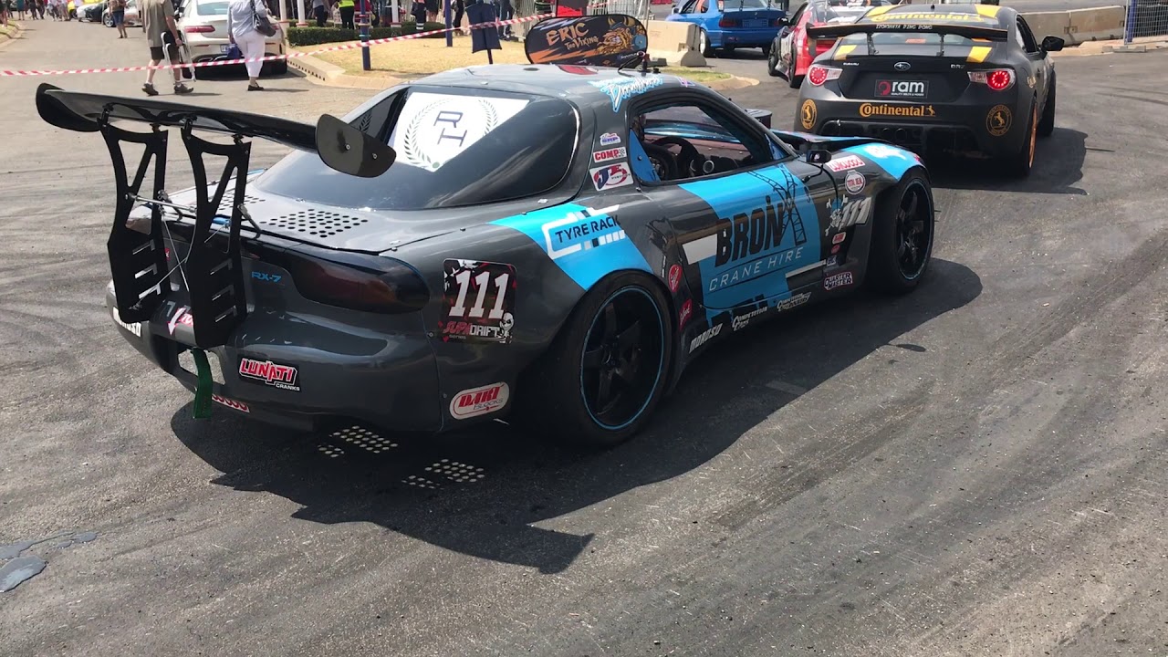 V8 Mazda RX-7 Great Sound - YouTube