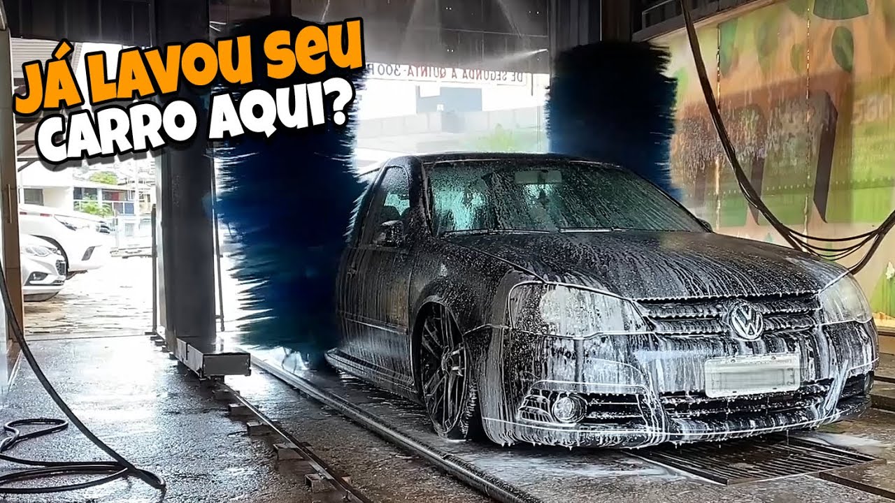 VOCÊ JÁ LAVOU SEU CARRO NESSA MÁQUINA, DUCHA RÁPIDA DE POSTO? - YouTube